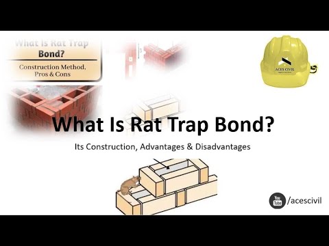 What Is Rat Trap Bond ? || Its Construction, advantages & Disadvantages ...