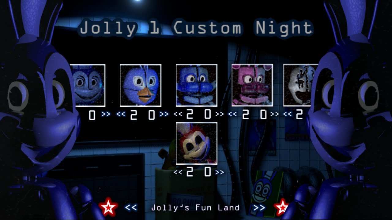 (First Victor) Jolly 1 Custom Night - (6/20) Jolly's Fun Land Normal ...