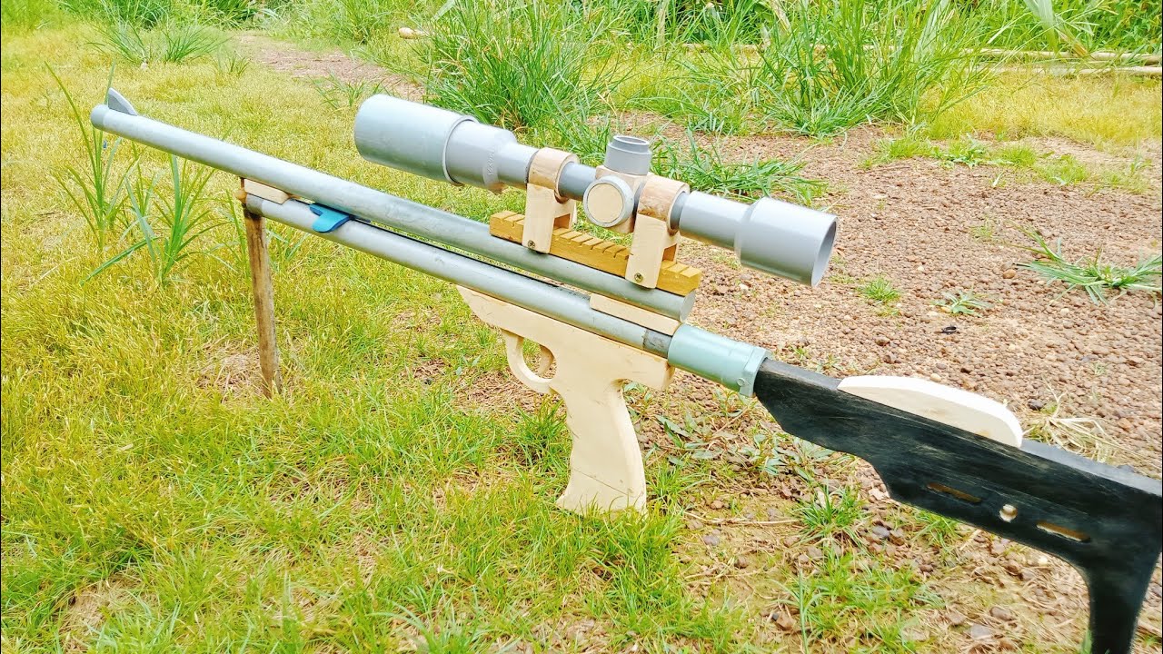 cách làm súng bằng ống nhựa pvc,How to make a gun using PVC pipes ...