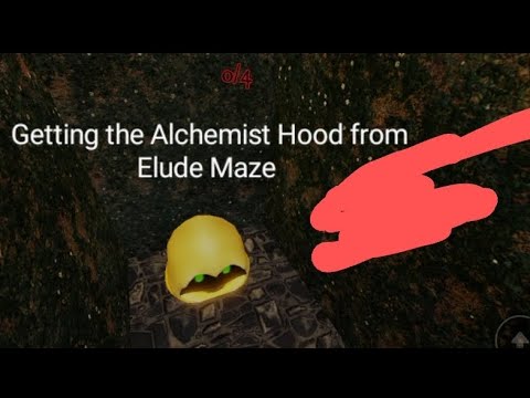 Getting the Alchemist Hood from Elude maze Experience | Roblox - YouTube