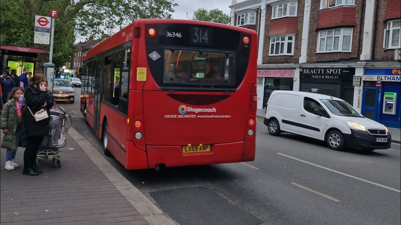 Stagecoach London 36346 LX59ANP Bus Route 314 - YouTube