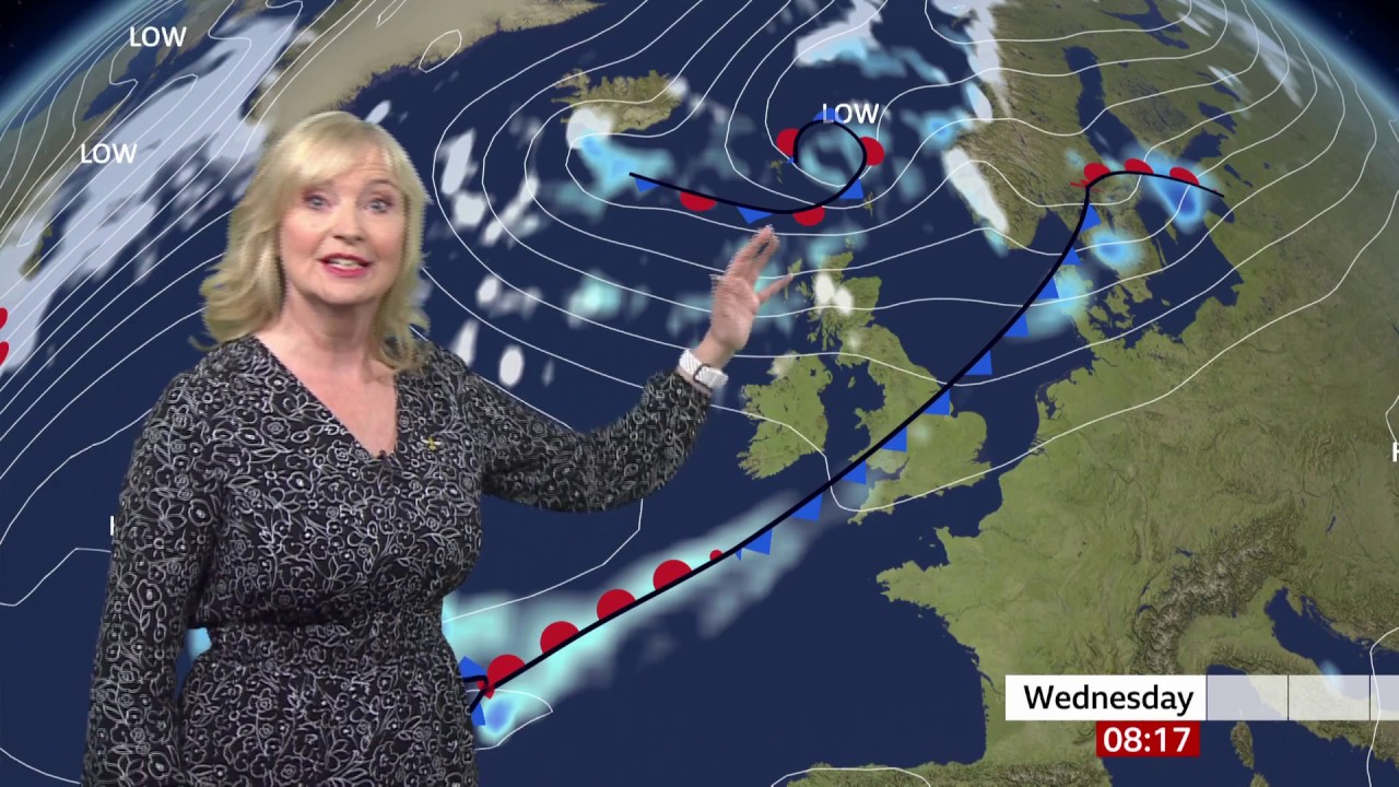 Carol Kirkwood - BBC Breakfast Weather 16/03/2020 - YouTube