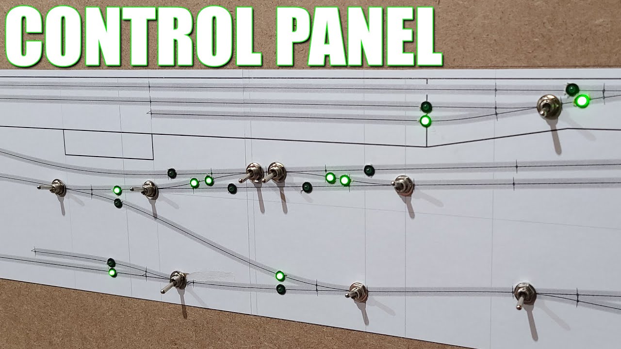 N Scale Switch Panel - YouTube