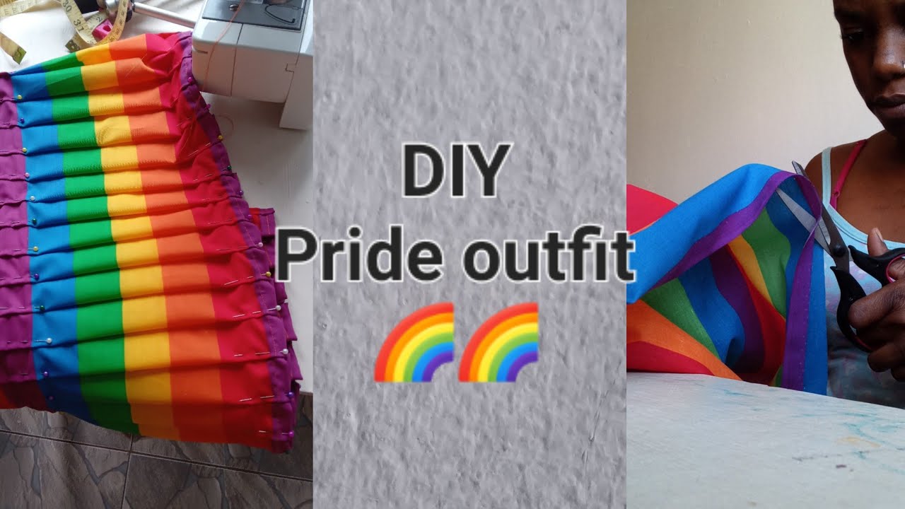 Making My Pride Outfit | DIY Outfit. - YouTube