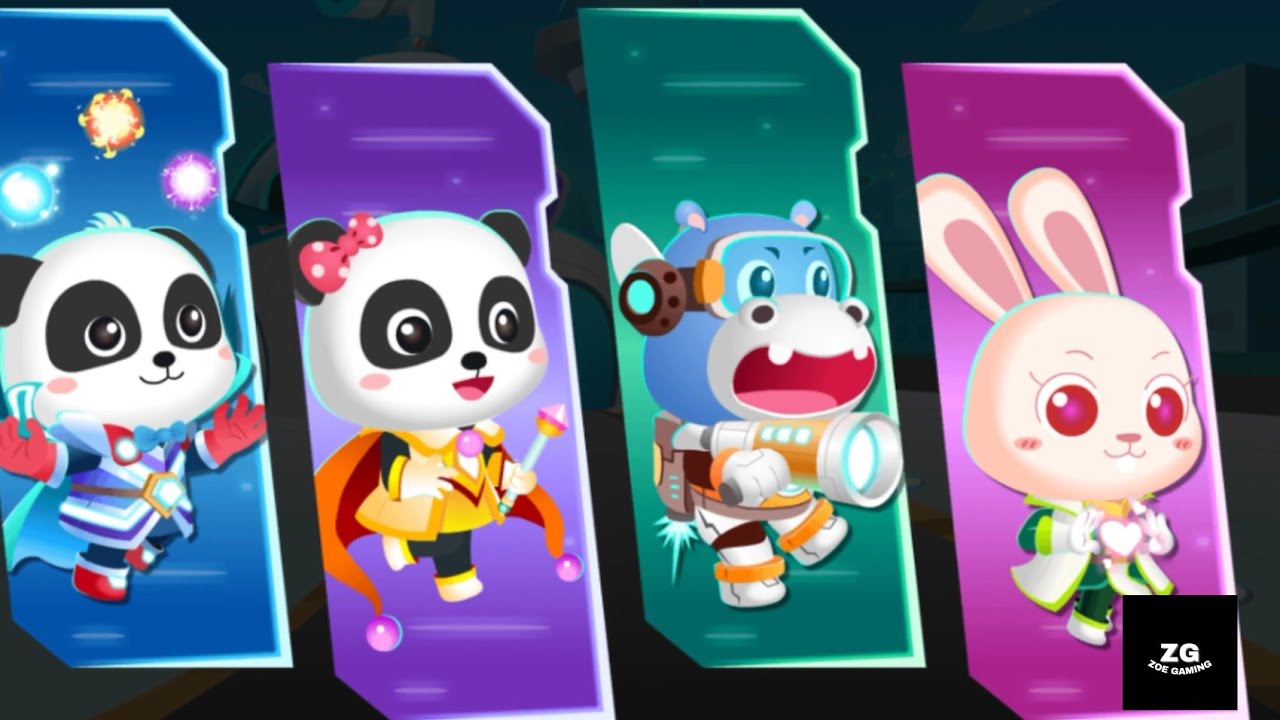 BabyBus Pertempuran Hero Panda Kecil - YouTube