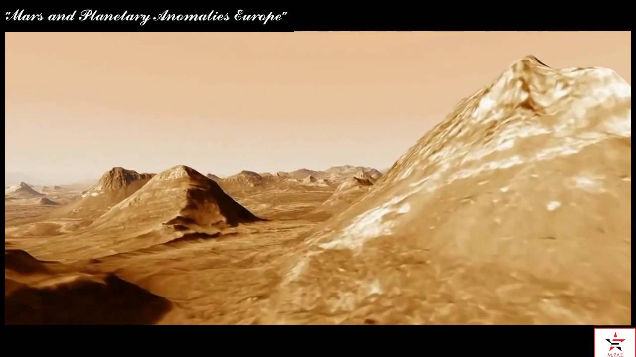Mars and Planet Anomaly Europe Virtual Flying HD - YouTube