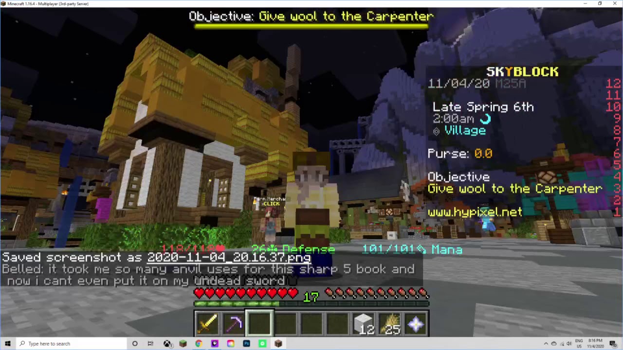 buying a pet bee on hypixel skyblock - YouTube