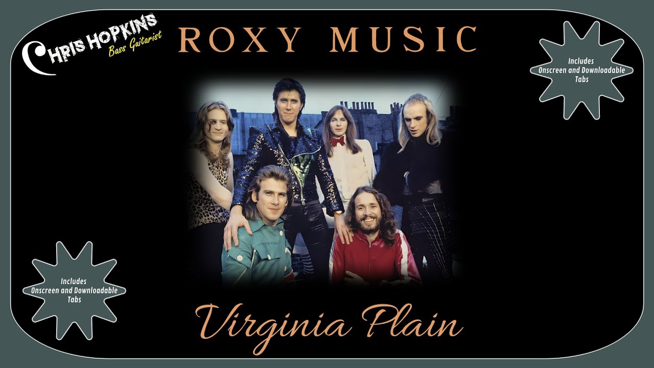 EP 179 Roxy Music - Virginia Plain - Bass Cover - YouTube