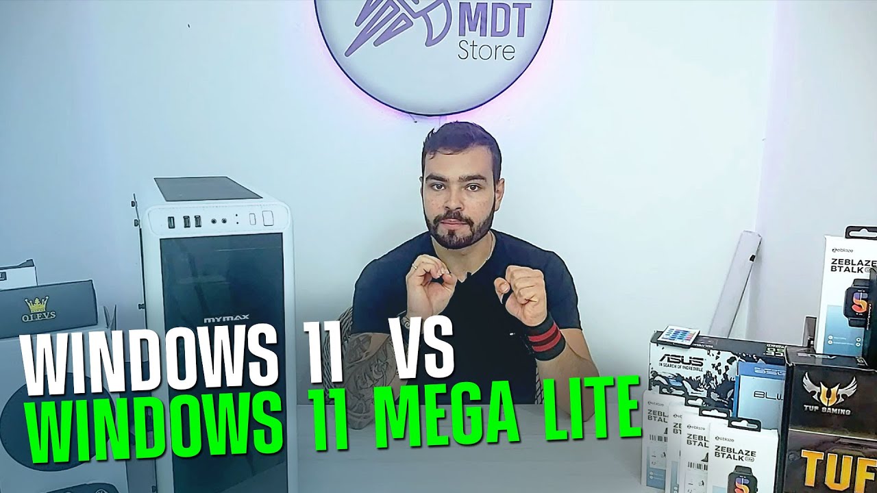 WINDOWS 11 VS WINDOWS 11 MEGA LITE 3.0, DIFERENÇA SURREAL DE VELOCIDADE ...