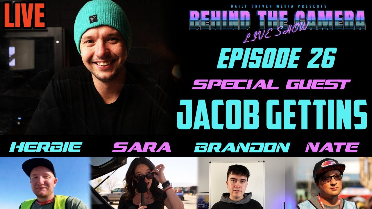 Jacob Gettins - Behind The Camera Live Show EP. 26 - YouTube