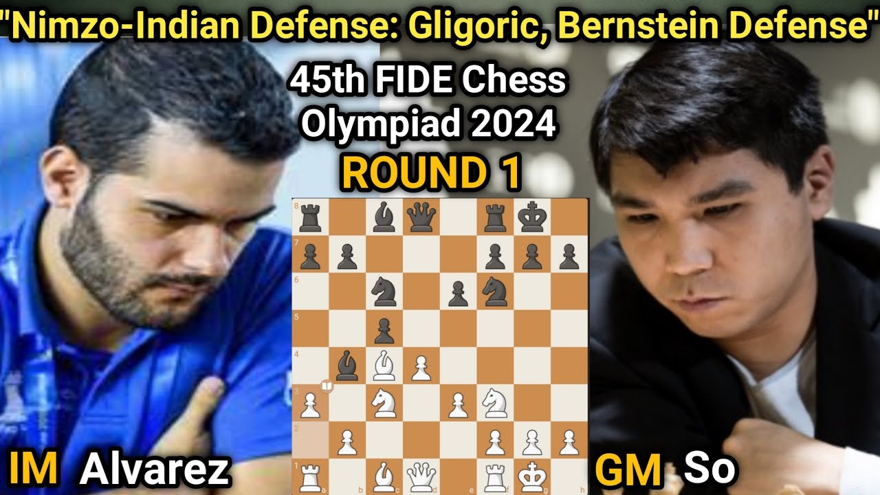 Roberto Alvarez(PAN) VS Wesley So(USA) | 45th FIDE Chess Olympiad 2024 ...