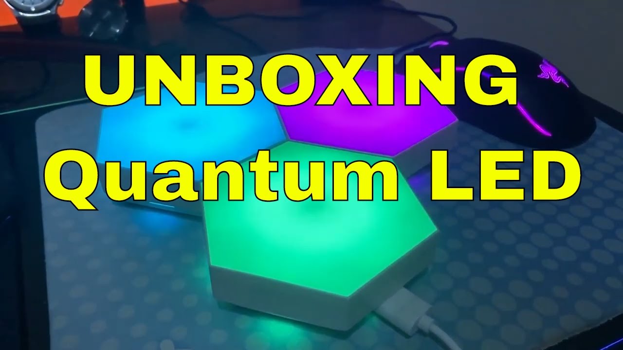 UNBOXING HEXAGON QUANTUM LED LIGHT - YouTube