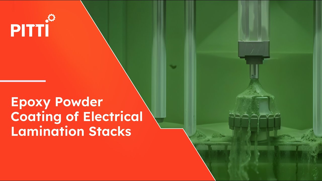 Epoxy Powder Coating Of Electrical Lamination Stacks - YouTube