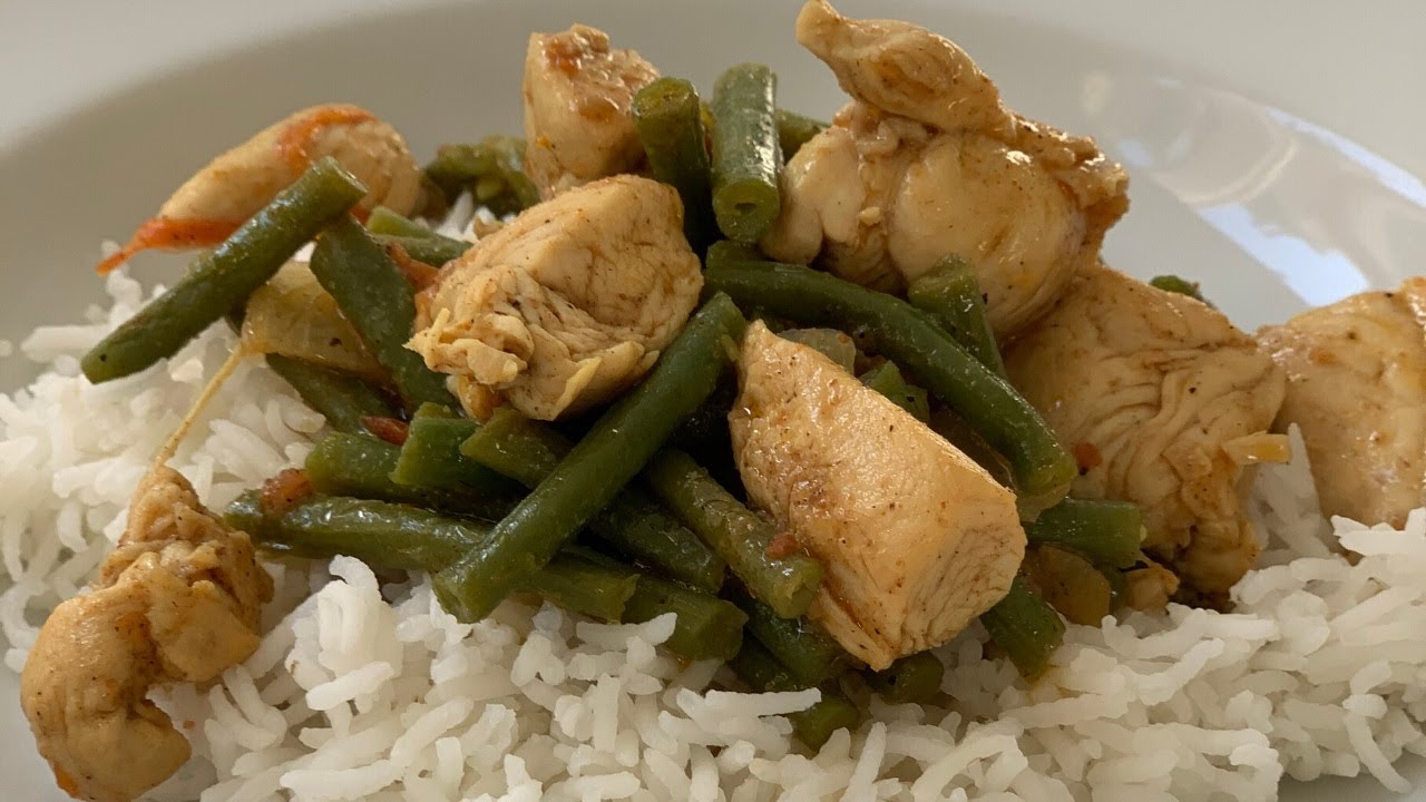 Chicken and Green Beans | Recipe for Chicken - YouTube