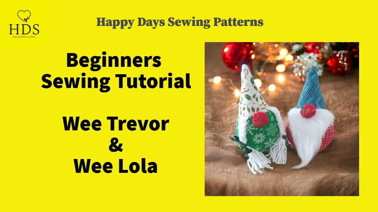Wee Trevor and Wee Lola Tutorial Master Copy - YouTube
