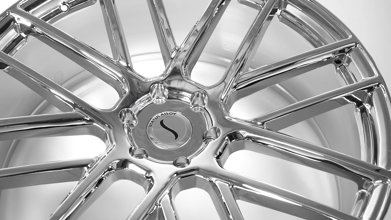 Status Alloy Wheels - Rogue in Chrome - YouTube