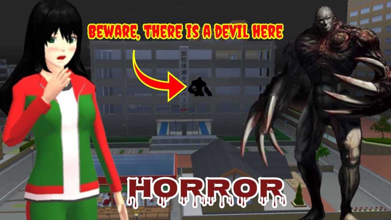 سر رعب الشيطان محاكاة ساكورا سكول Secret Horror Devil Simulator Sakura School - YouTube