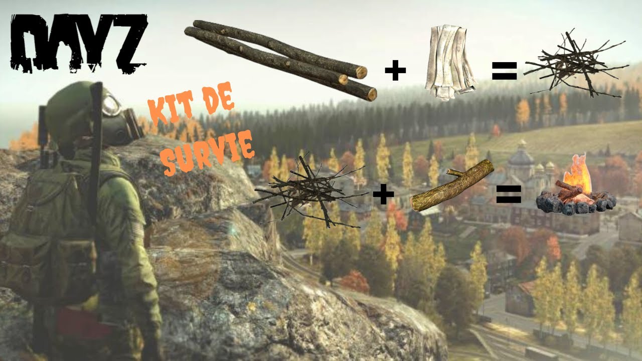 Dayz, Comment bien démarrer ça survie !!! Feu et nourriture,[TUTO] Ep ...