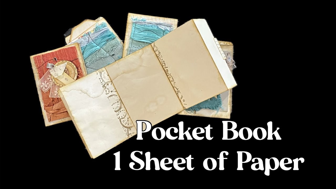 Make a Pocket Book from 1 Sheet of Paper - YouTube