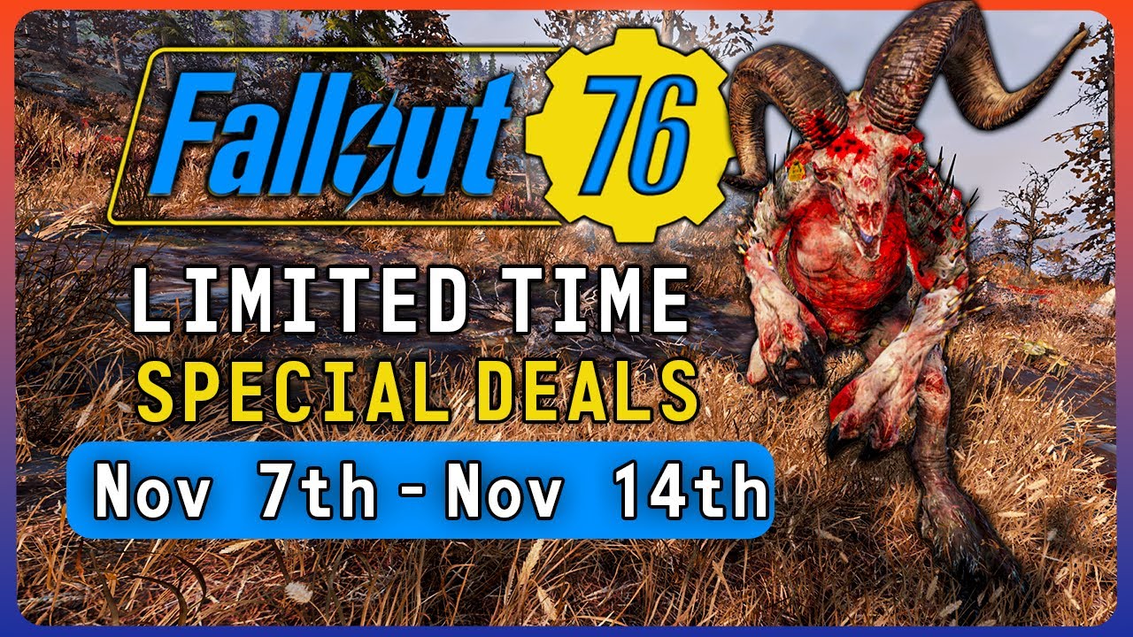 NEW Atomic Shop Special Offers In Fallout 76 For This Week - YouTube