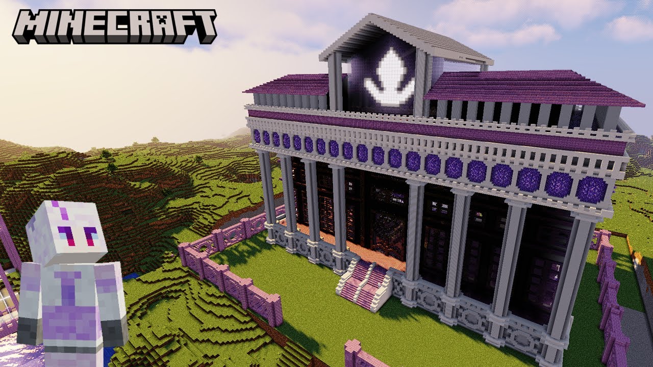 Minecraft - City Hall Build Timelapse - YouTube