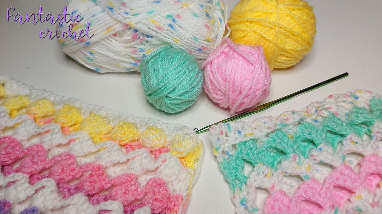 THIS TEMPLATE AMAZED ME!!! WONDERFUL stitch! Embossed crochet! 🥰💥 - YouTube
