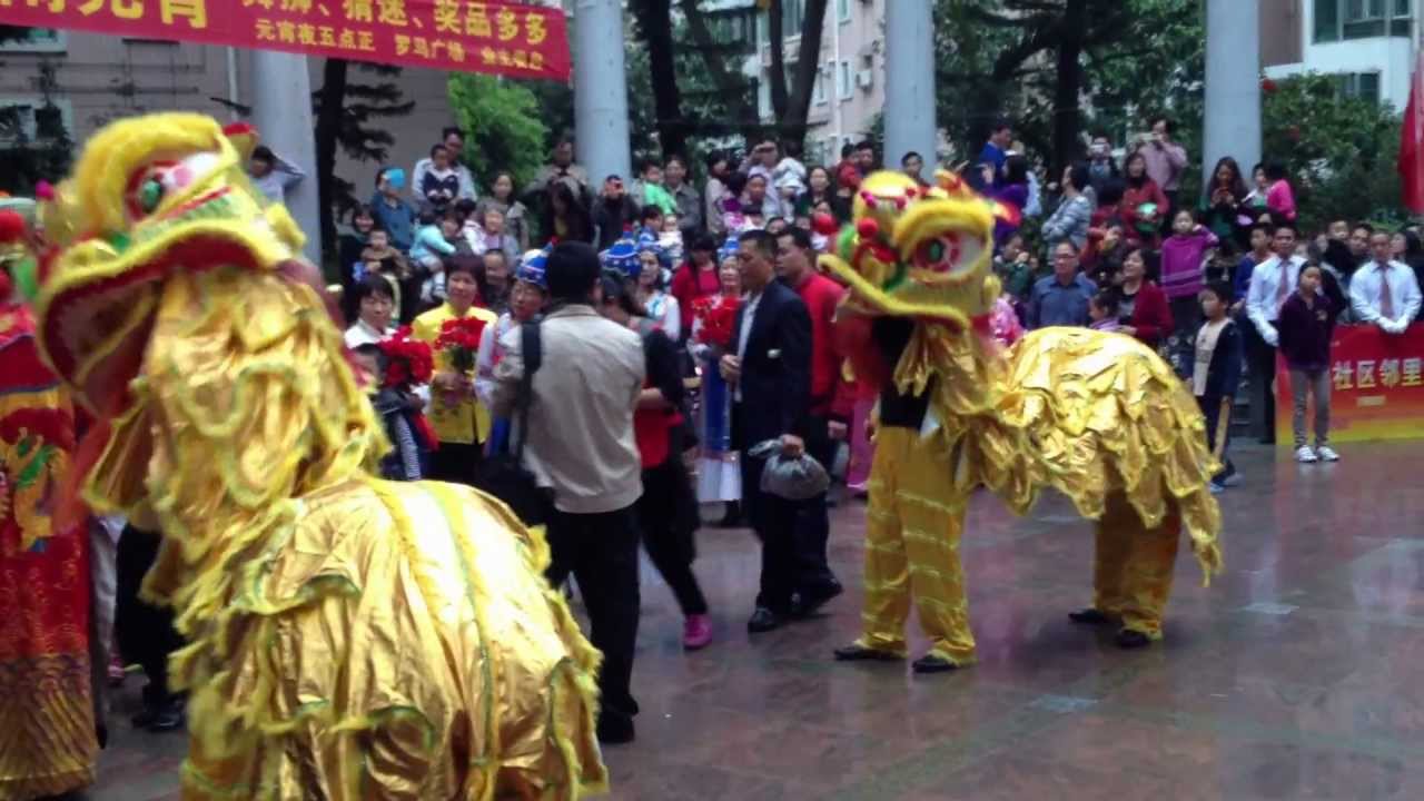 Lion Dance for the Lantern Festival 2013 - YouTube