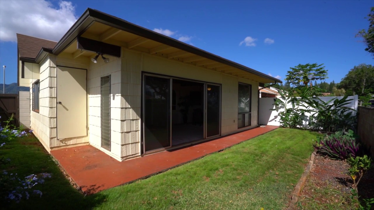 Mililani Attached Single Family Home for Sale | $565,000 - YouTube
