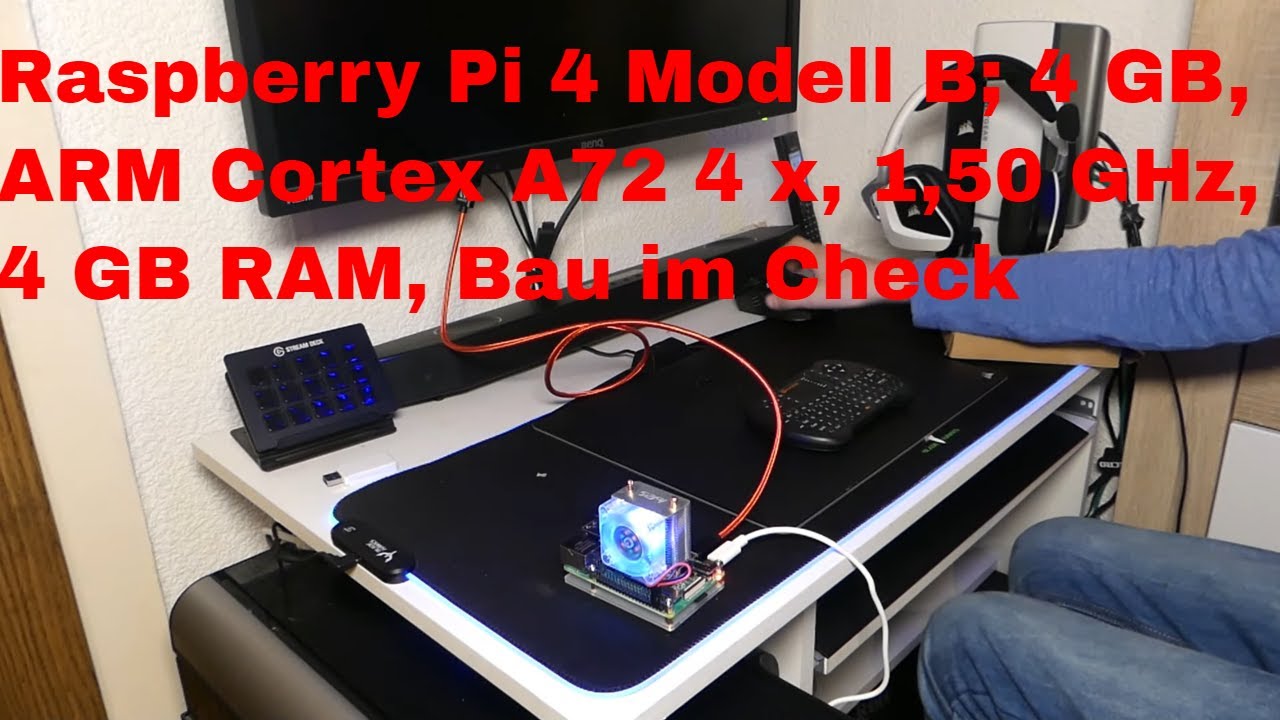 Raspberry Pi 4 Modell B; 4 GB, ARM Cortex A72 4 x, 1,50 GHz, 4 GB RAM ...
