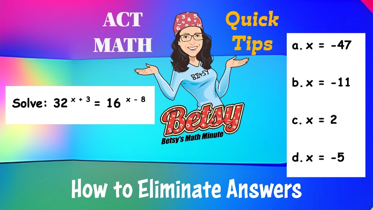 ACT MATH TIPS: 30 Days of Problem - Solving: Day 19 ⭐️👍🙂 - YouTube
