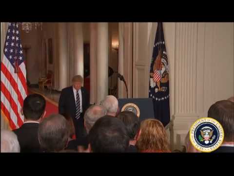 Trump Jaws SCOTUS Entrance - YouTube