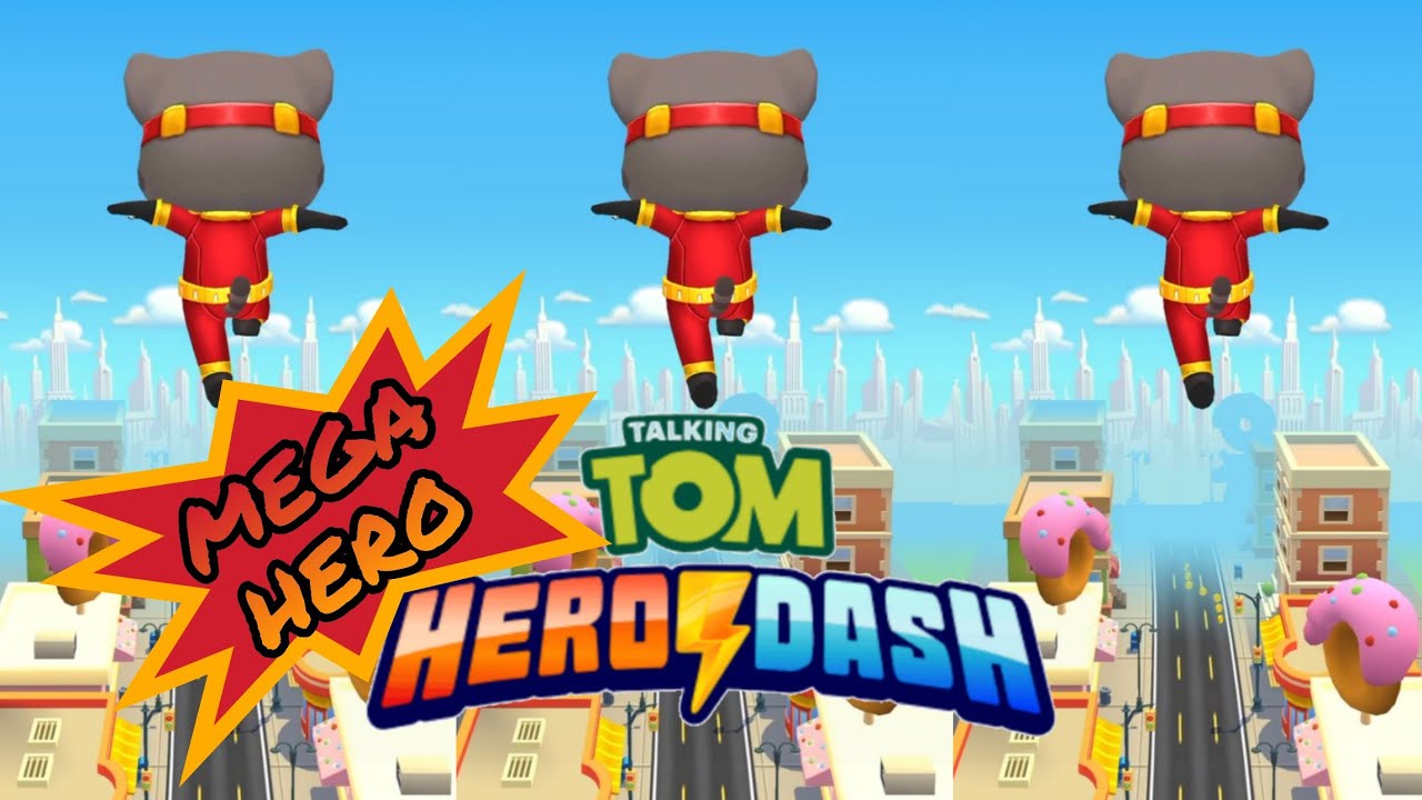 Talking Tom Hero - MEGA HERO! - YouTube