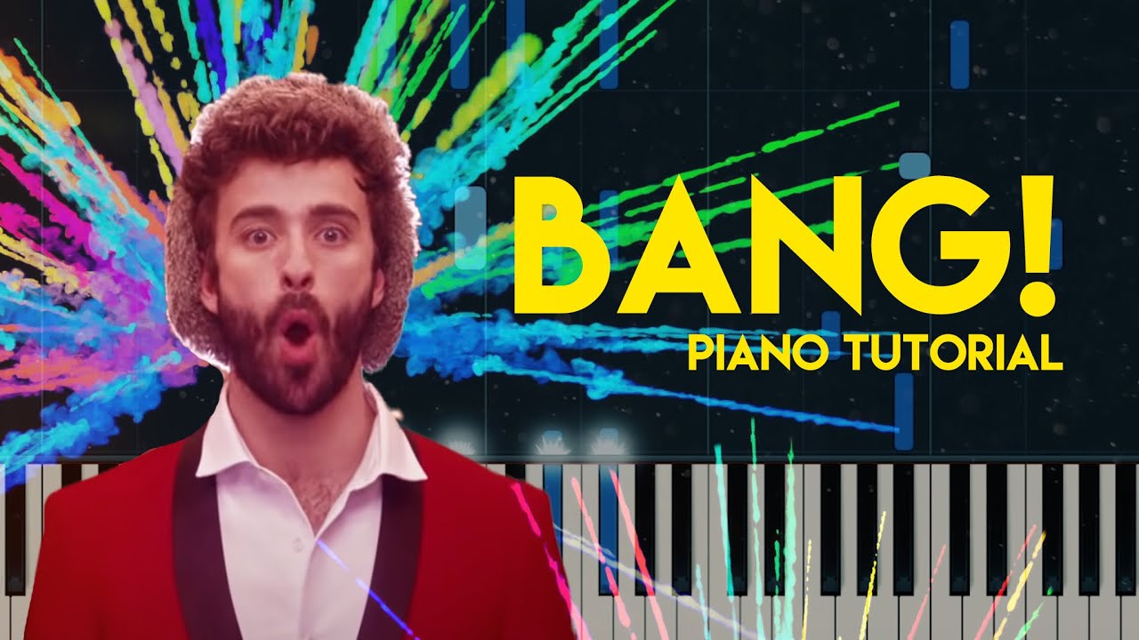AJR - Bang | Piano Accompaniment Tutorial | No Melody (Karaoke) - YouTube