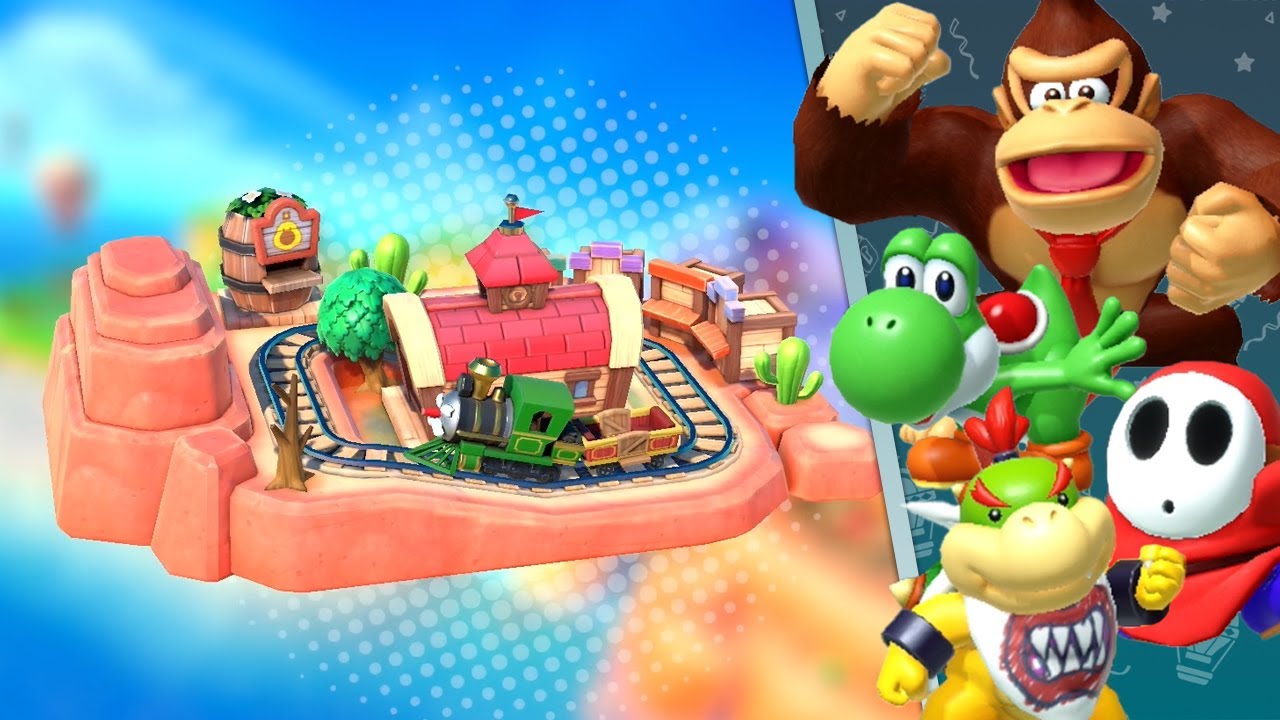 Western Land (30 Turns) - Super Mario Party Jamboree - YouTube