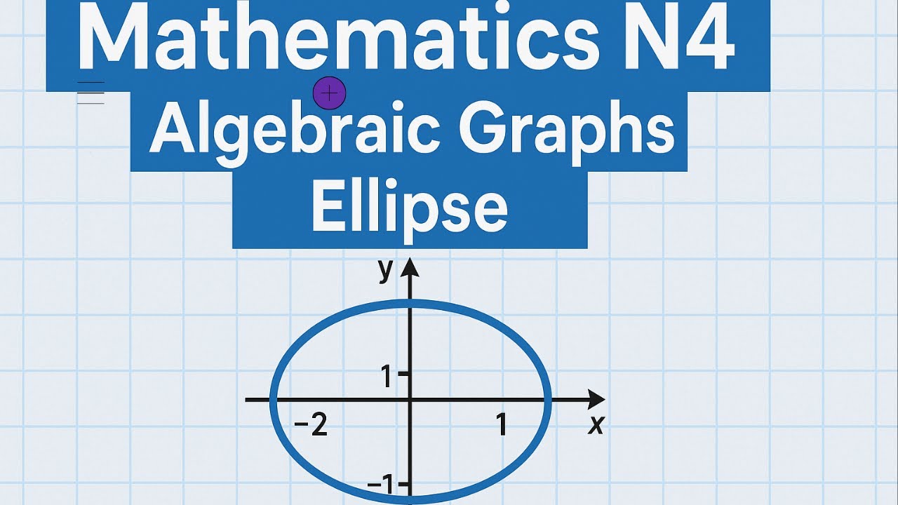 Mathematics N4 Algebraic graphs - Ellipse (Functions and Graphs ...