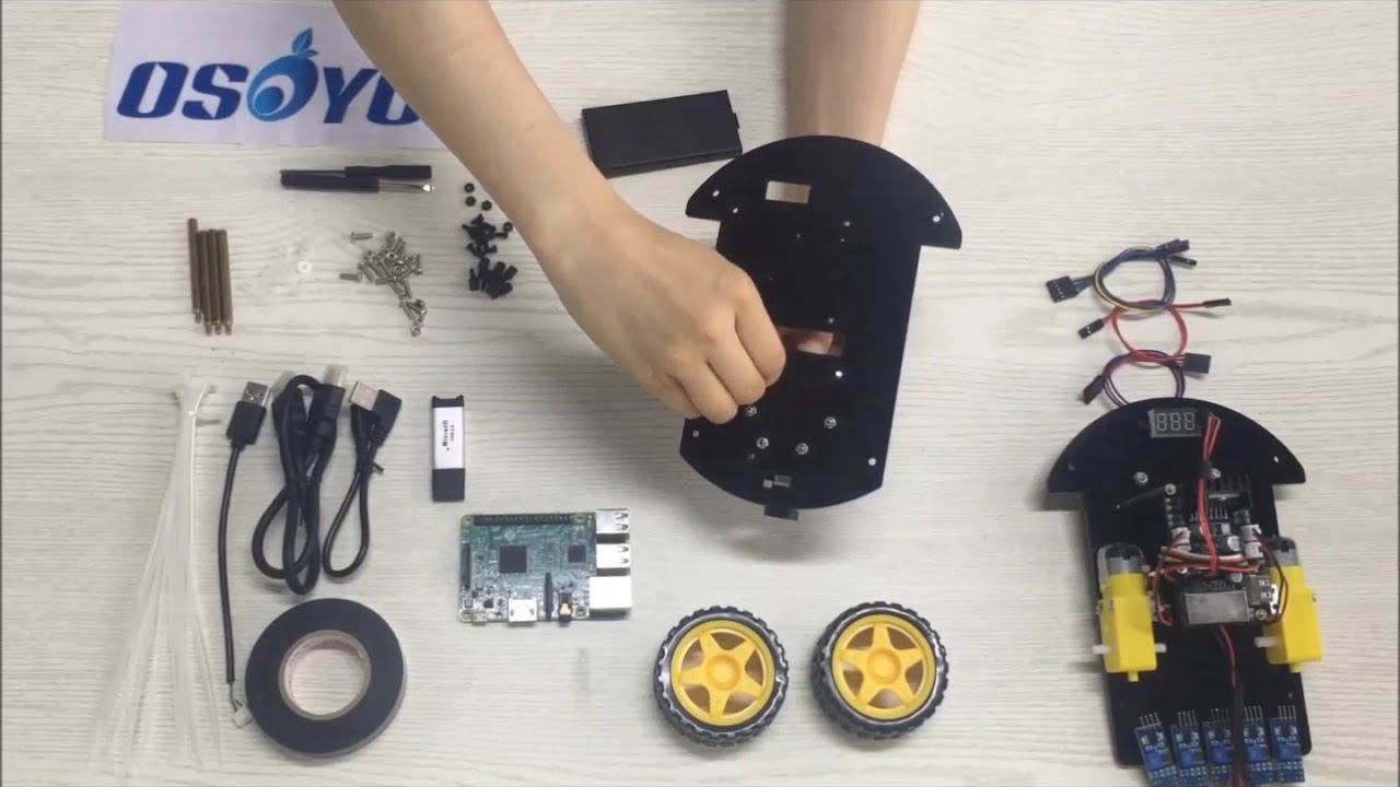 RPi Car Kit Lesson 1: Part I Hardware Installation - YouTube