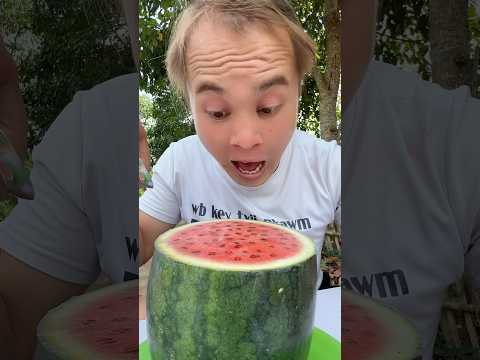 Watermelon Prank with One of the Twib Brothers 🤣😂 #shorts Mong family