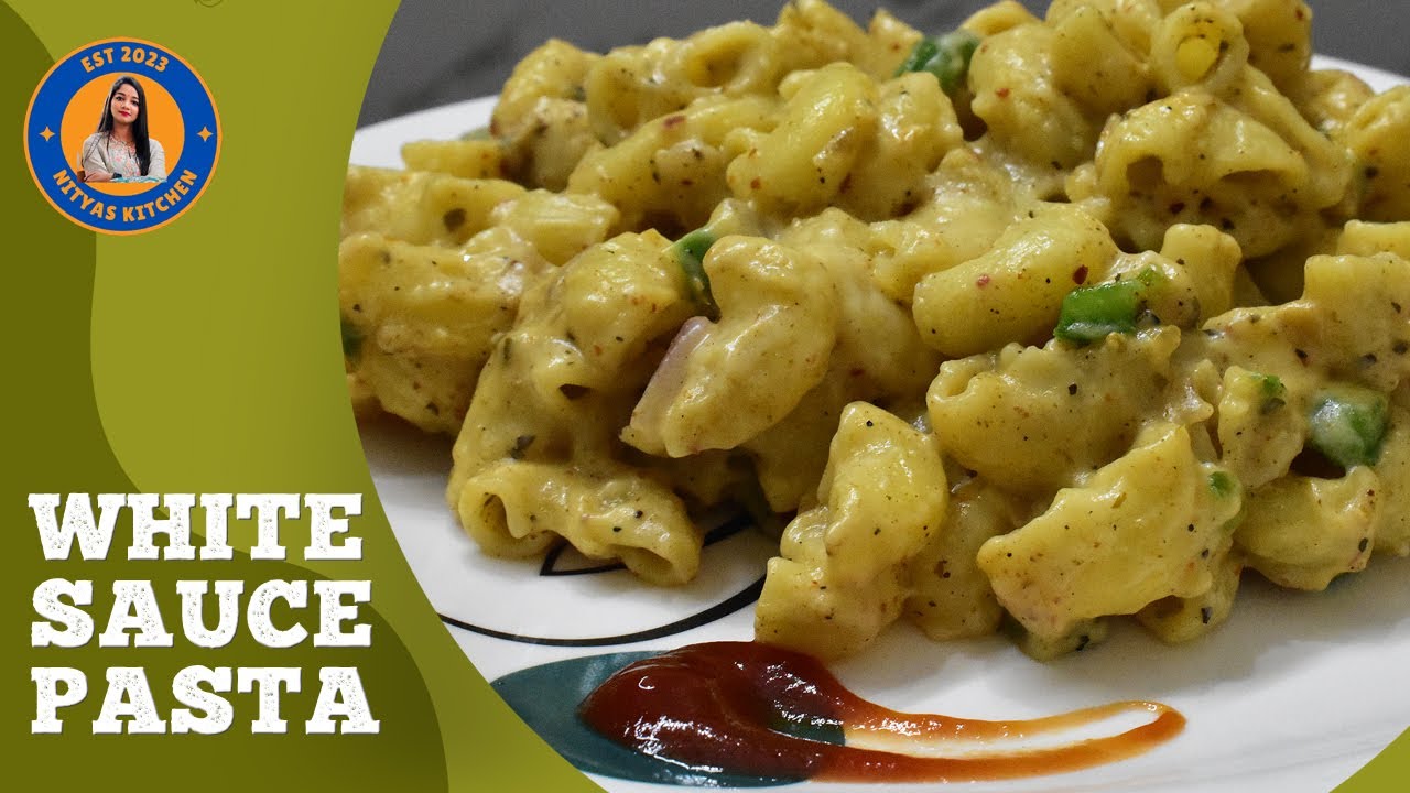 Creamy & Cheesy White Sauce Pasta Recipe | Quick and Delicious Pasta in ...