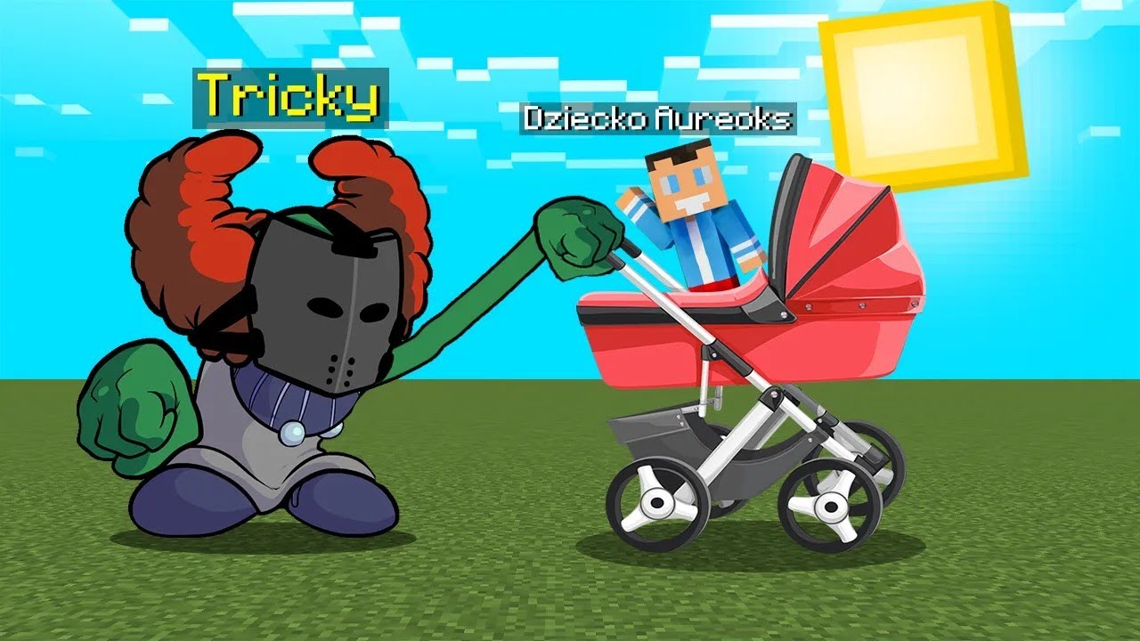 ZOSTAŁEM DZIECKIEM TRICKY w Minecraft i STAŁO SIĘ TO...! - YouTube