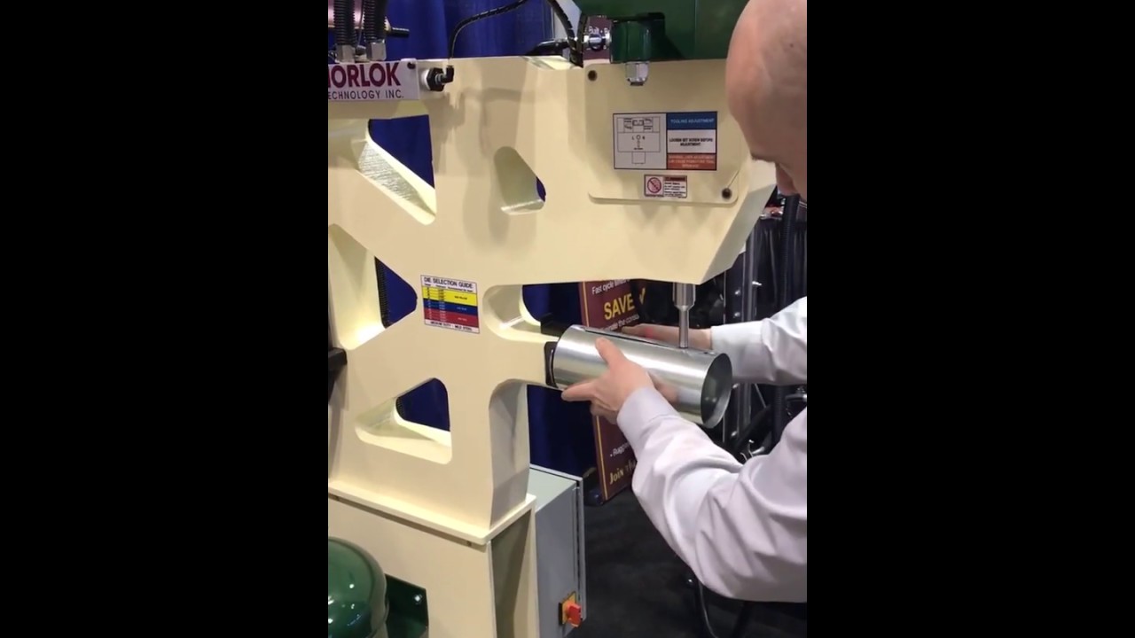 Norlok Surelok II 12 24V HS Clinching Machine - YouTube