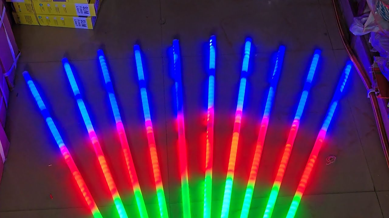 RGB Pipe Round New Model 7colour Full design 1 Metre Pipe full heavy ...