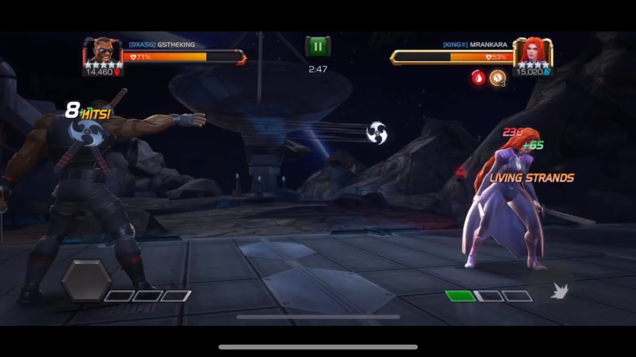MCOC: Blade vs Medusa Stun Immune AW - Marvel Contest Of Champions ...
