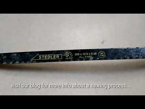 What is sawing process in mechanical engineering | Hand operated sawing ...