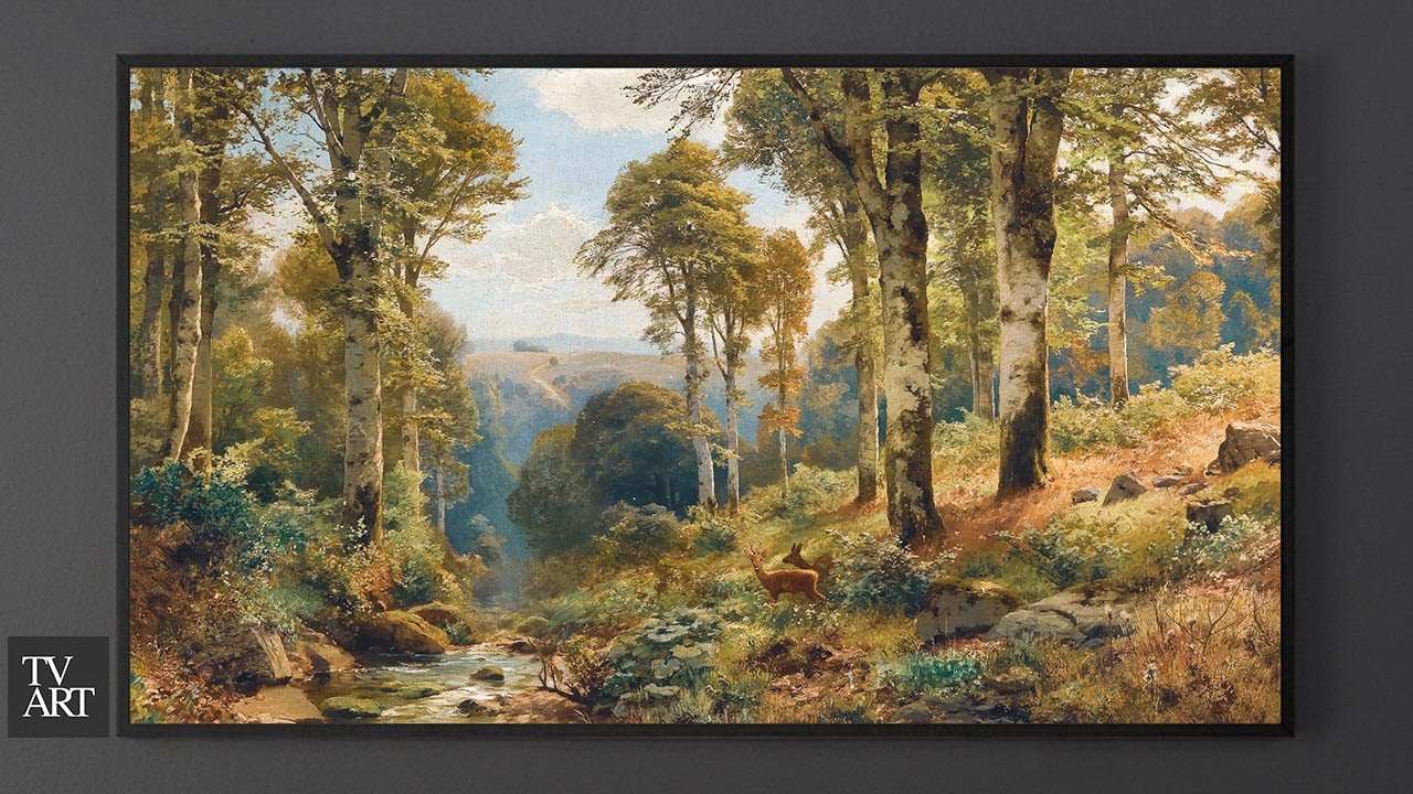 TV Art Screensaver | Dream Land | 2 Hour 4K Vintage Paintings - YouTube