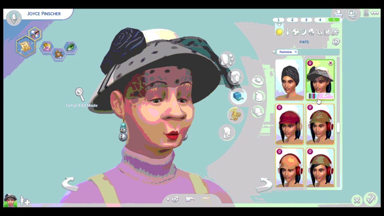 Exquisite Sims Joyce Pinscher (The Sims 4 CAS) - YouTube
