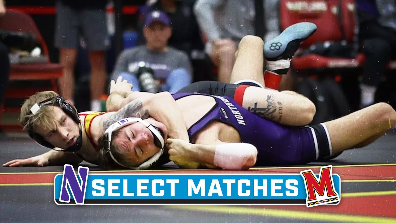 Select Matches: Northwestern at Maryland | Big Ten Wrestling | Jan. 14 ...
