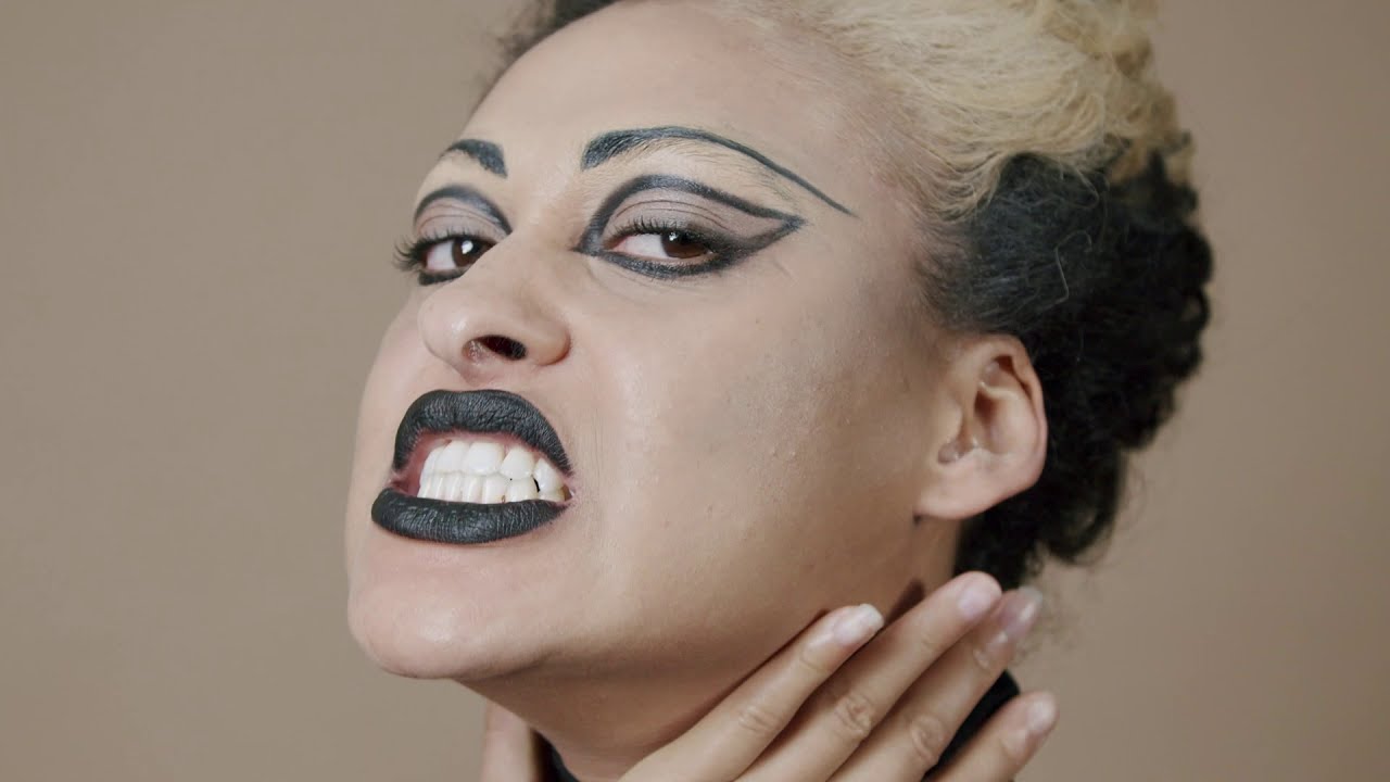 Halloween Hair: How To Create A Bride Of Frankenstein Look - YouTube