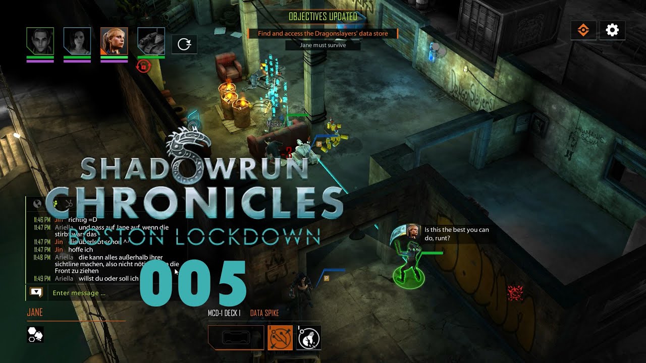 Let's Play Shadowrun Chronicles [005] - Hacking mit Körpereinsatz - YouTube