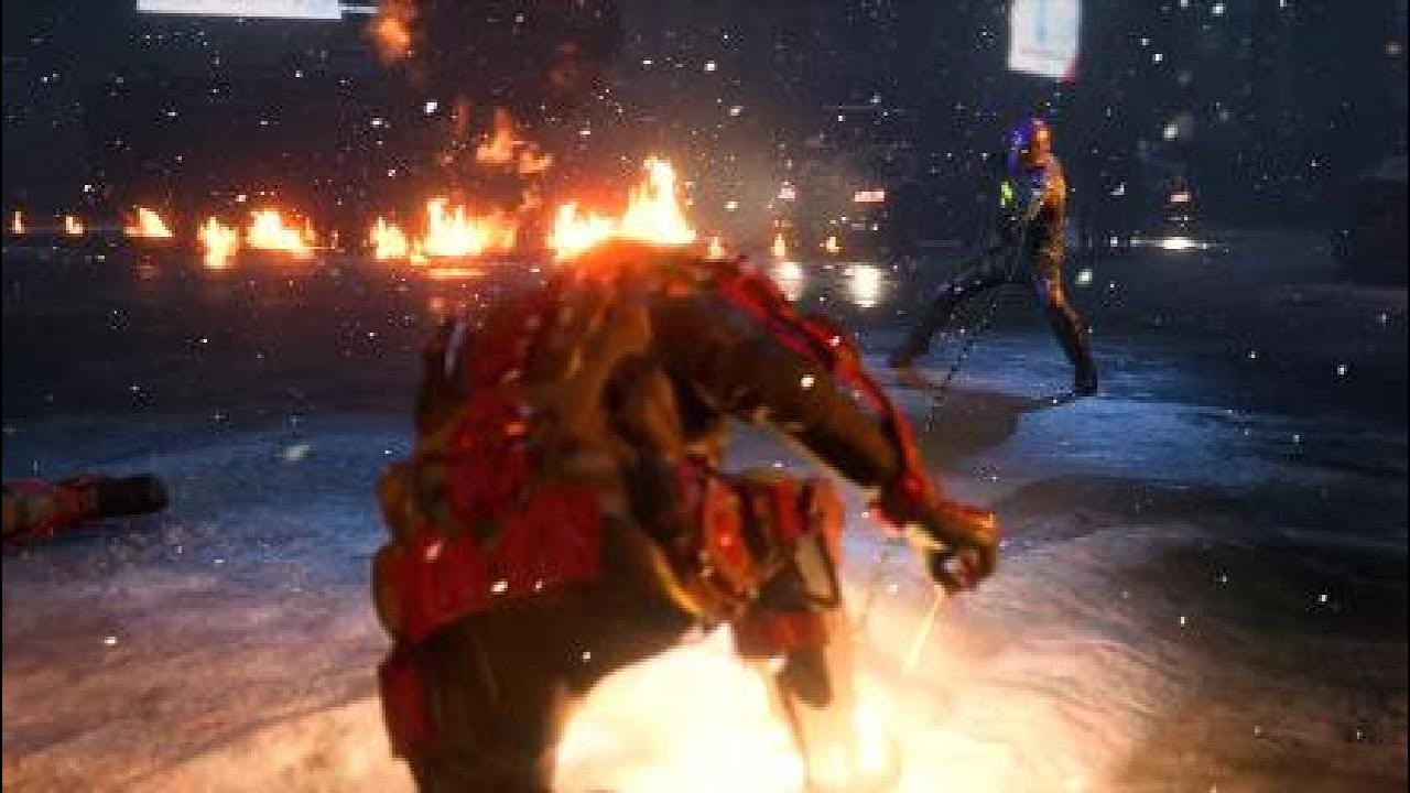 The Prowler vs Roxxon (Spider-Man Miles Morales PS5 cutscene) - YouTube