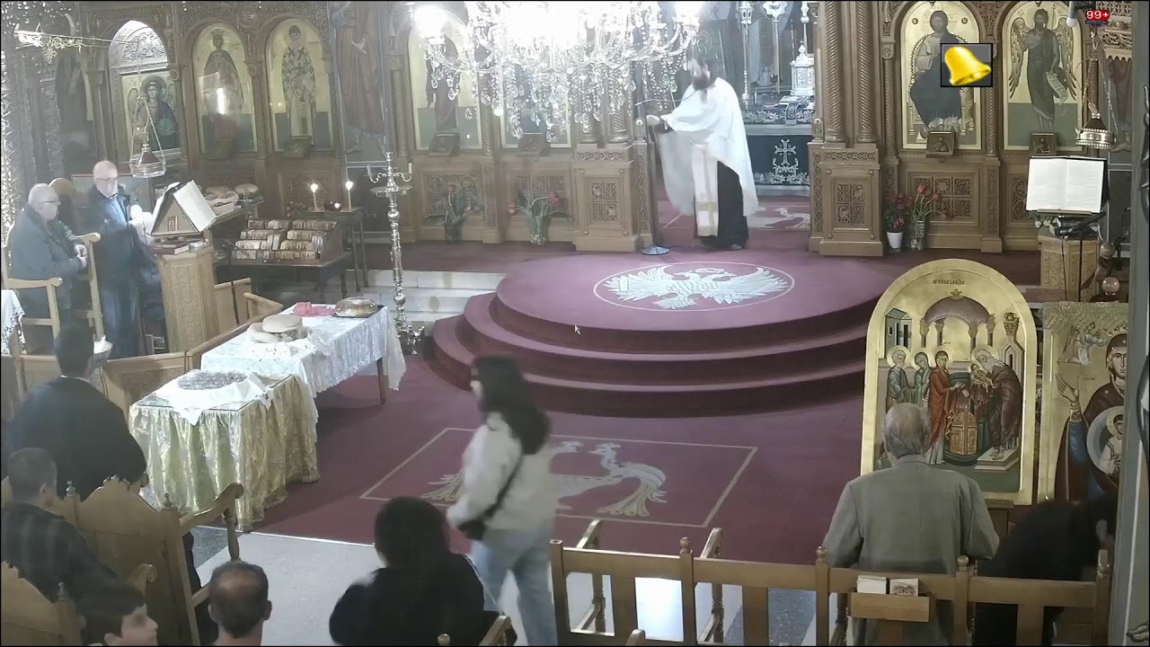 8.2.25 Εσπερινός ΚΥΡΙΑΚΗΣ ΙΣΤ΄ ΛΟΥΚΑ (Τελώνου και Φαρισαίου) Παναγίας ...